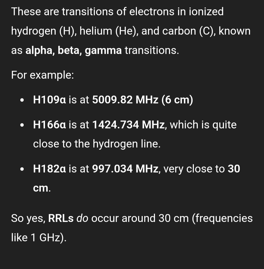Radio recombination lines hydrogen – astronomy.me.uk The Website of ...