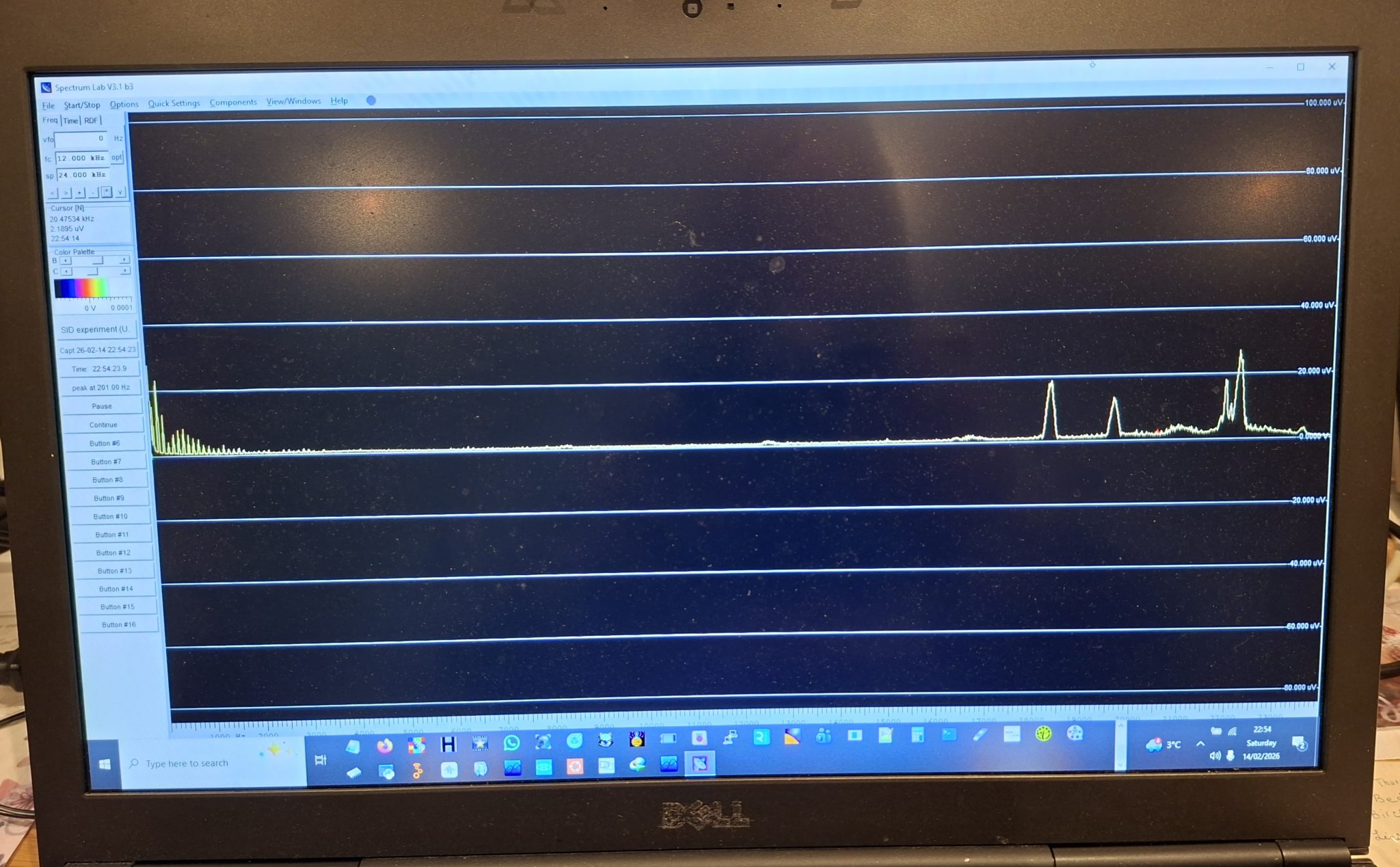 First light LRO VLF Detection system based on direct input from aerial ...